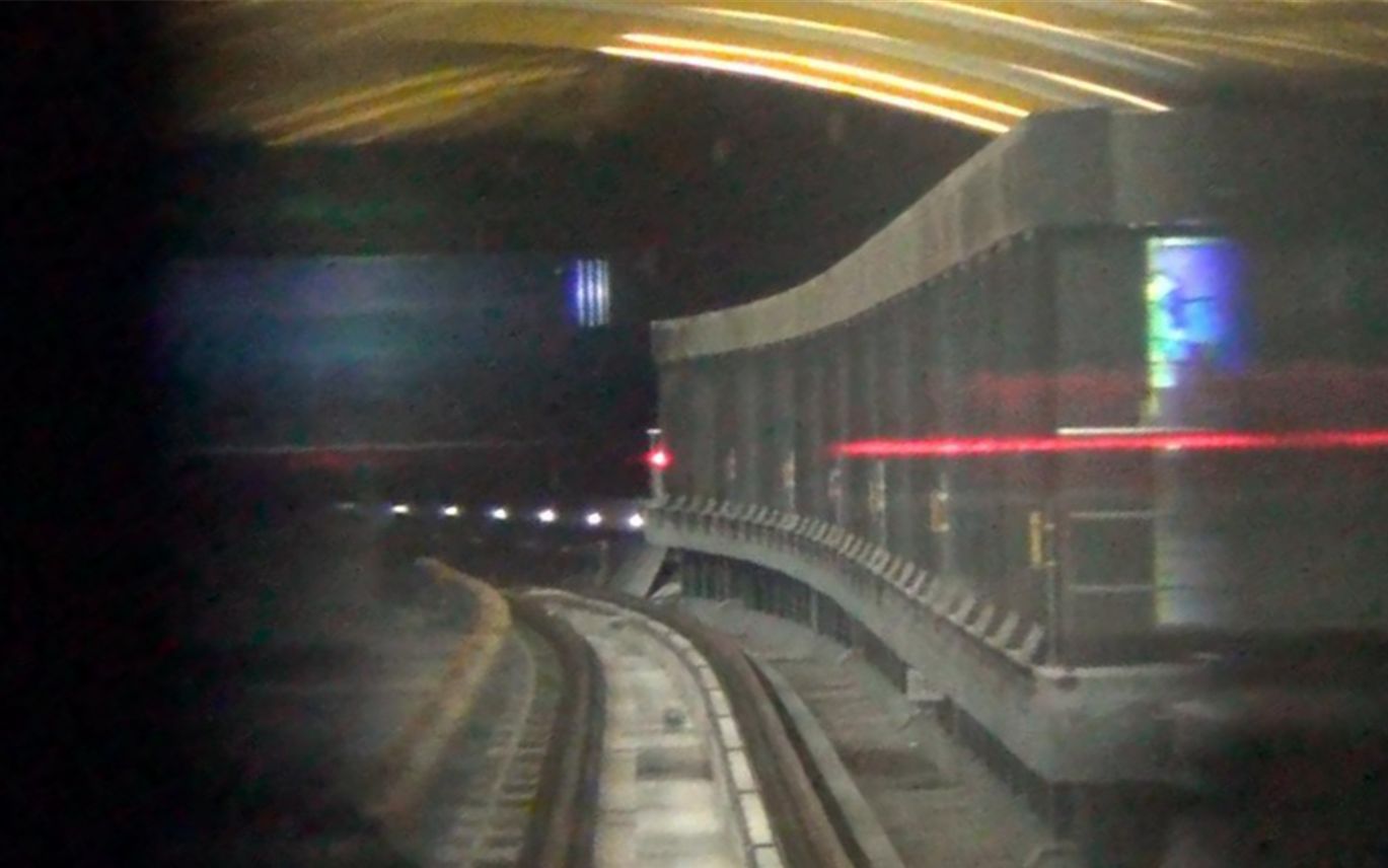 【上海地铁】魔都地铁17号线 东方绿舟→虹桥火车站夜间前方展望(...