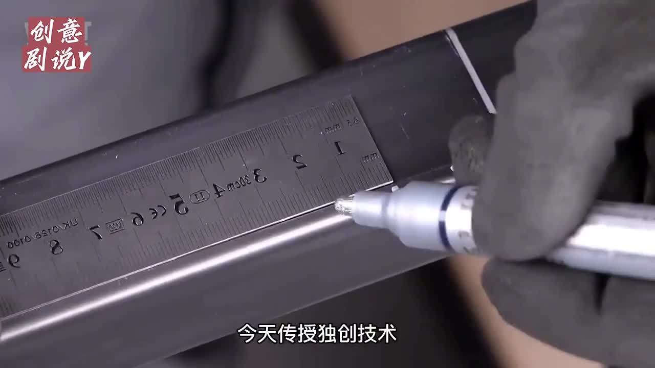 老师傅独创技术,无缝焊接钢管,这技术绝对是焊工界天花板