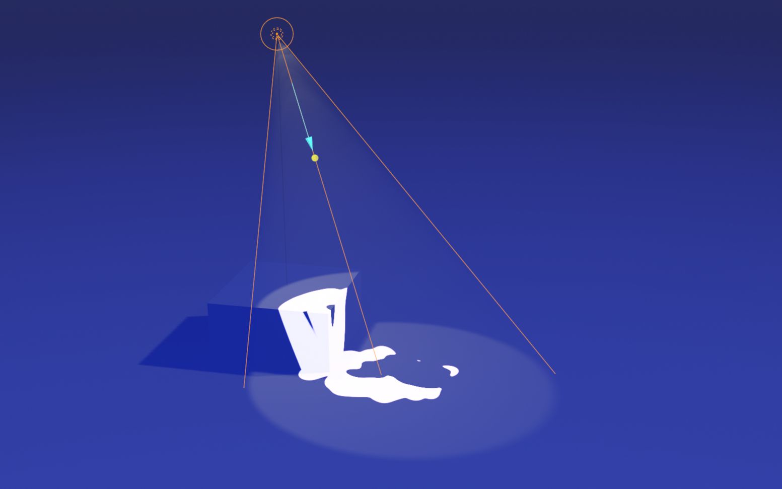 Blender_EV灯光使用纹理投射