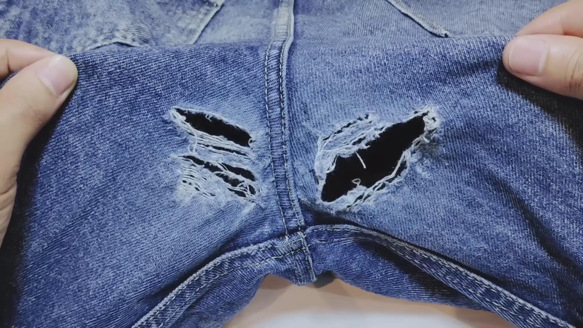 完美无痕修复牛仔裤破洞的方法 修补裤子的破洞