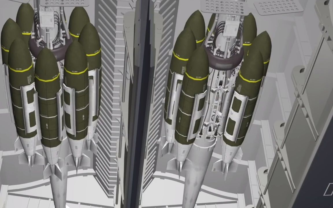 一分钟短片带你看懂B2轰炸机的弹仓结构