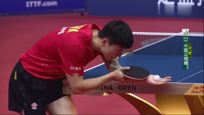 2016中国公开赛乒乓球比赛视频剪辑马龙VS樊振东