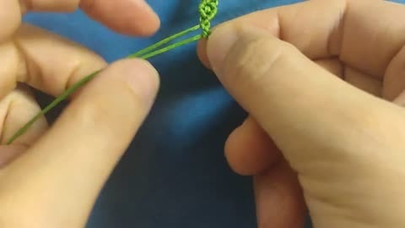 纯手工编绳 编绳教程 手工编绳 绳结 爱生活爱编织