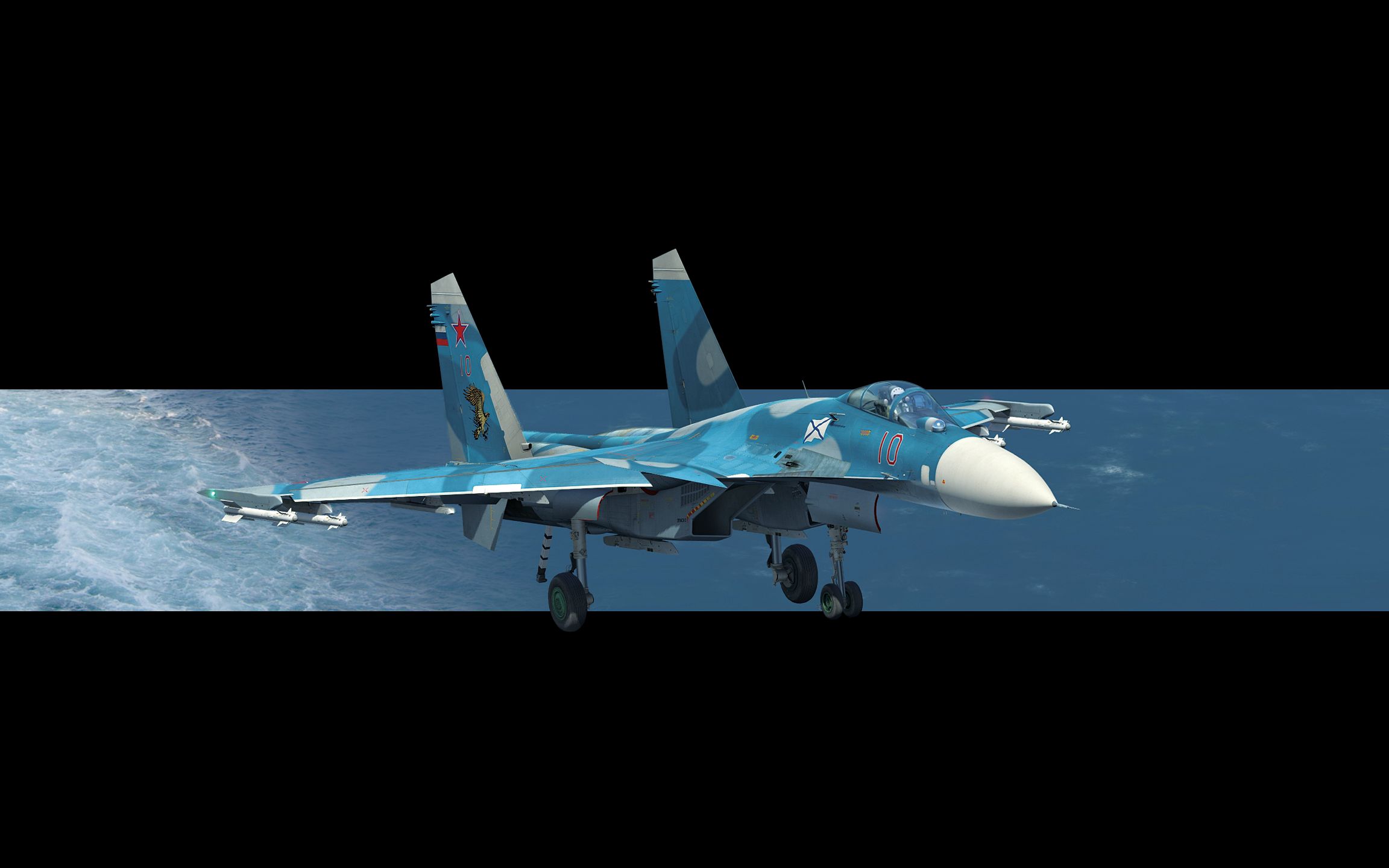 DCS World Su-33 拦截车队 对叛军天降正义,没人可以在我的BGM里...