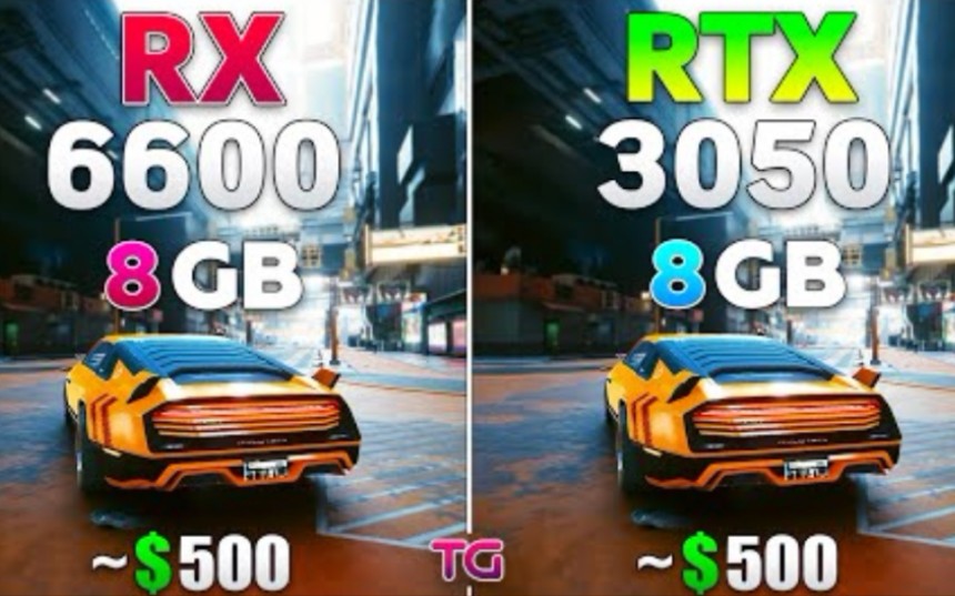 同价位下,RTX3050和RX6600你会买哪个?