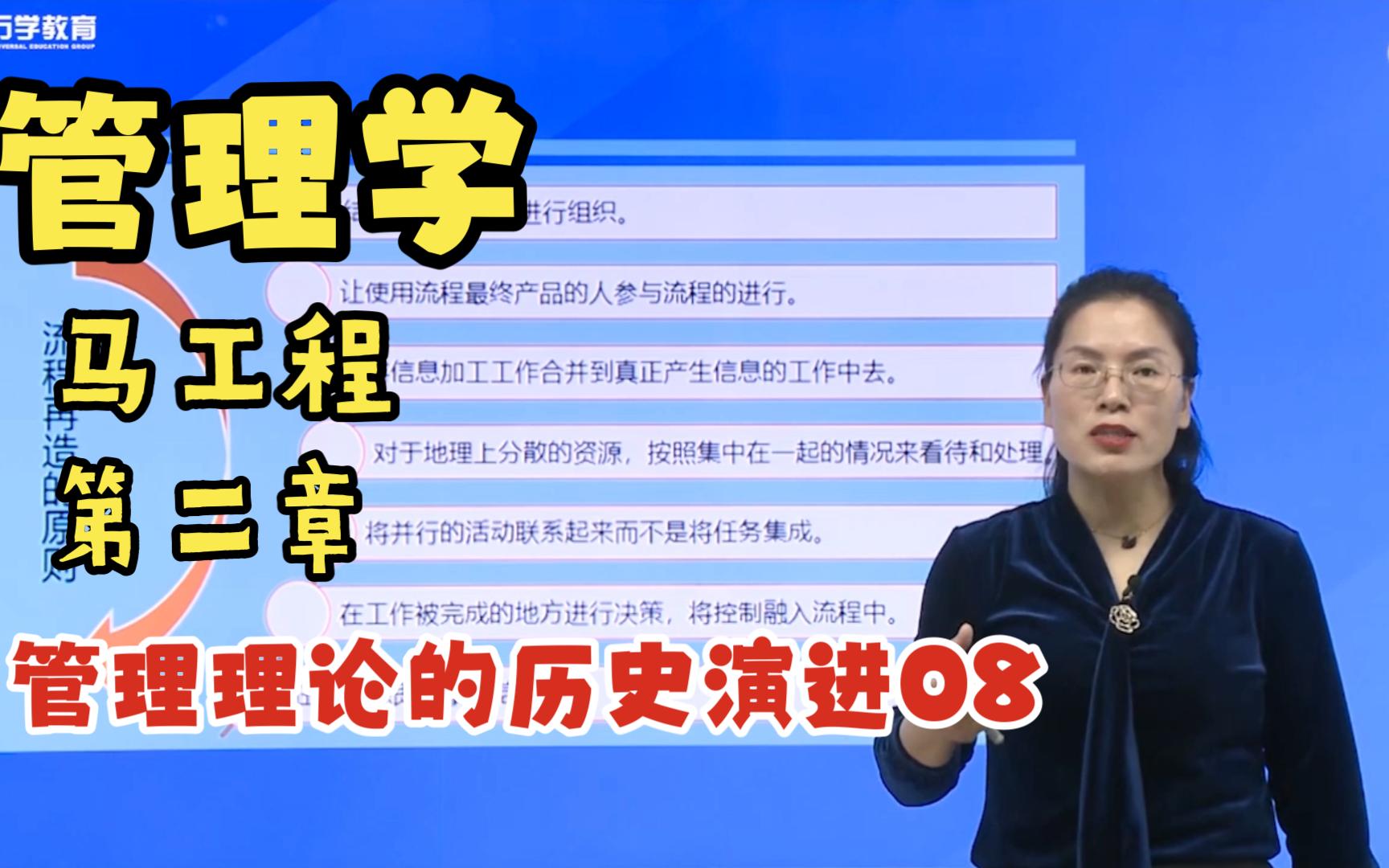 管理学(马工程)第二章 管理理论的历史演进08 企业再造理论