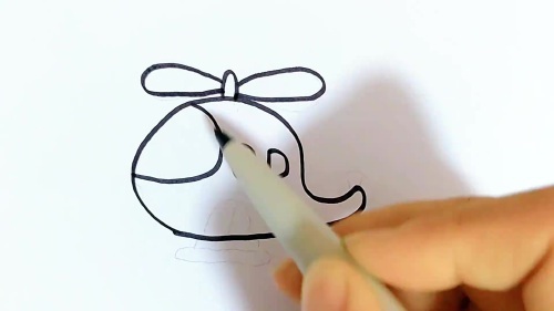 飞机怎么画?飞机简笔画,创意简笔画,儿童画,少儿创意美术