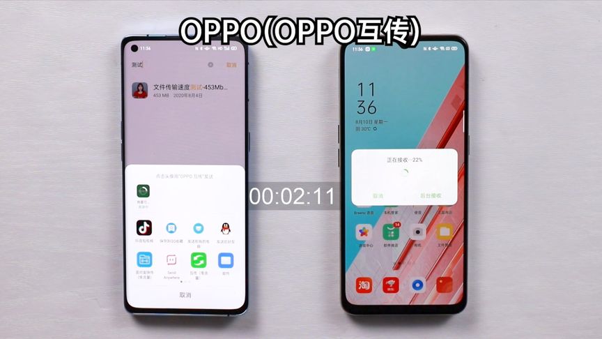 手机互传文件有多快?拿华为、OPPO和苹果做PK,结果吓一跳