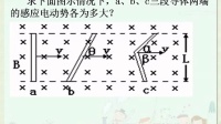 导体切割磁感线反电动势法拉第电磁感应定律2进山中学