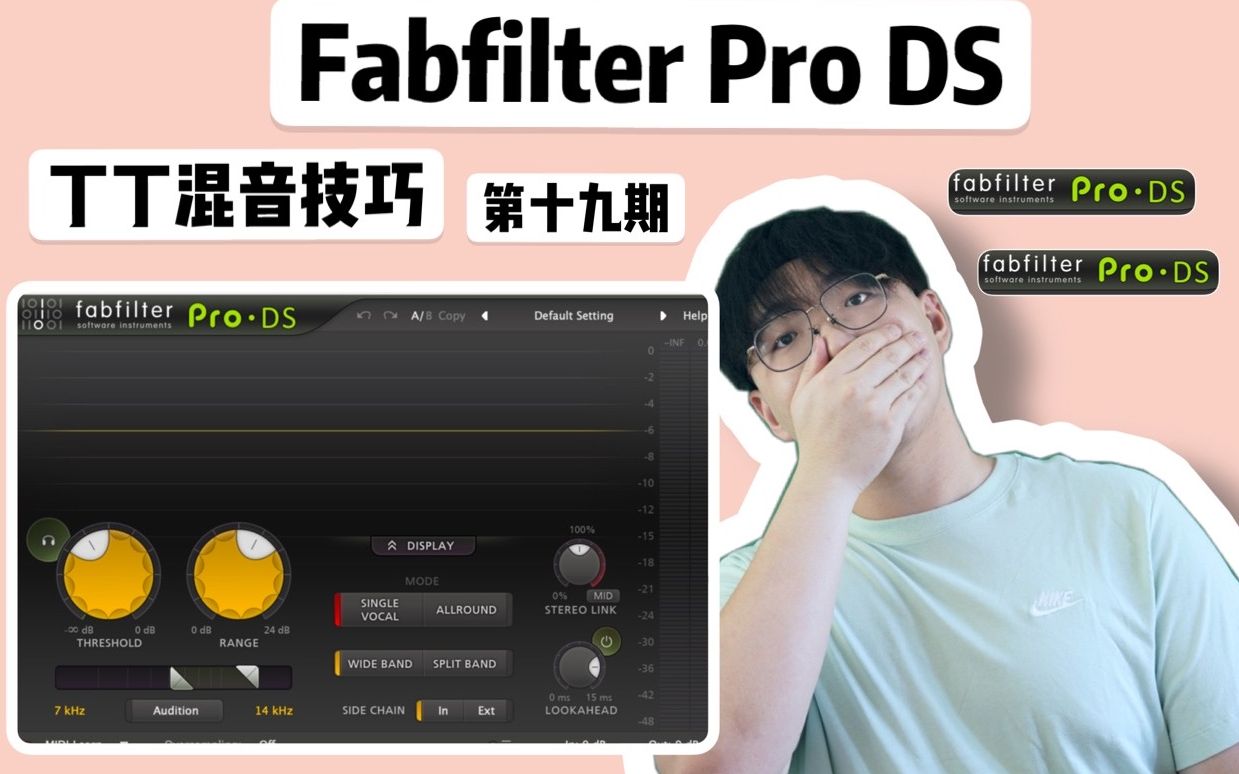 【丁丁混音技巧-十九期】Fabfilter Pro ds 的介绍和运用