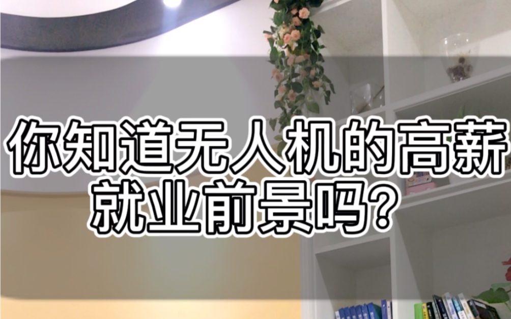 带你了解无人机的高薪就业前景!