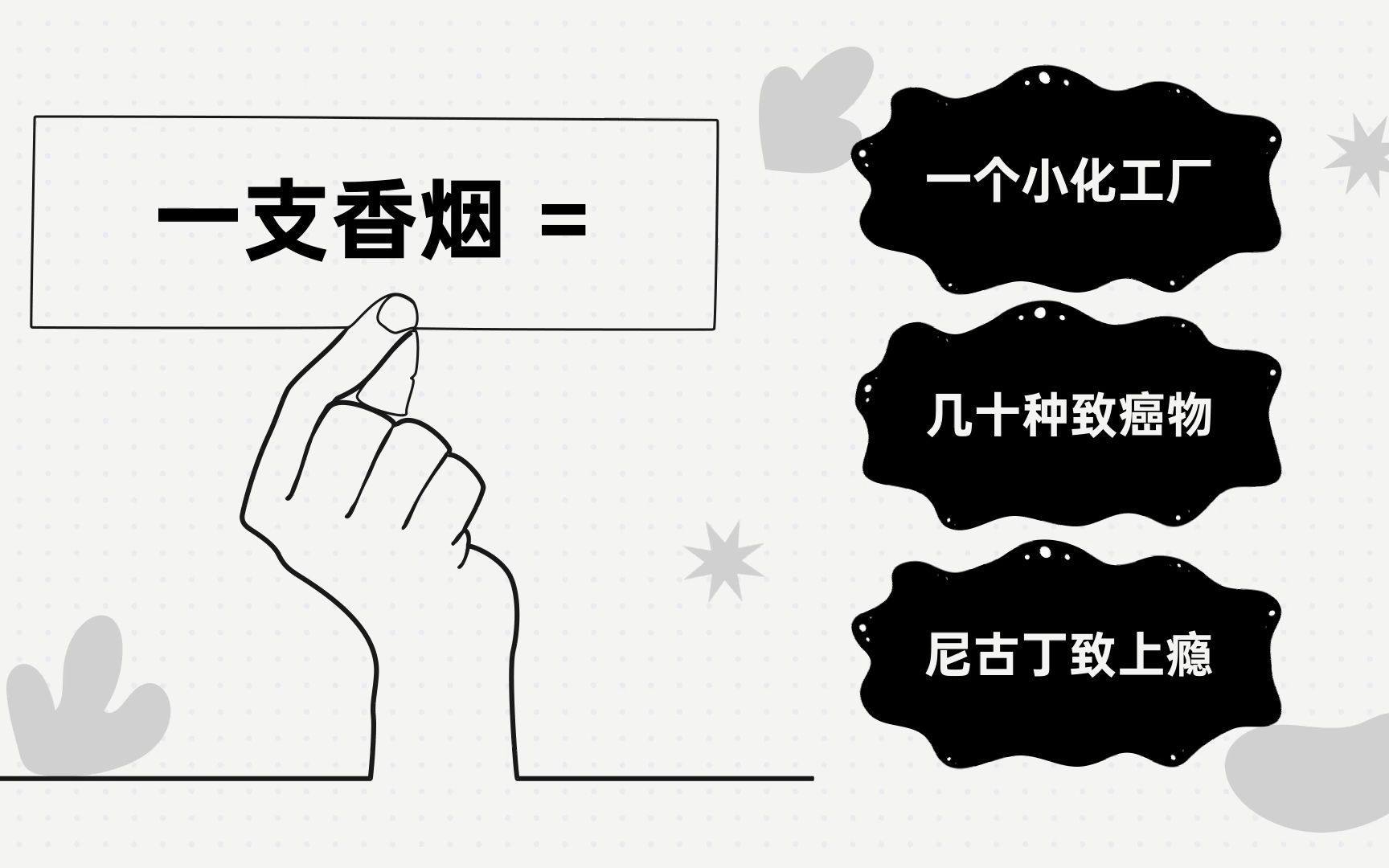 公共场所需要无烟环境!531世界无烟日宣传素材MG动画 - 右糖动画