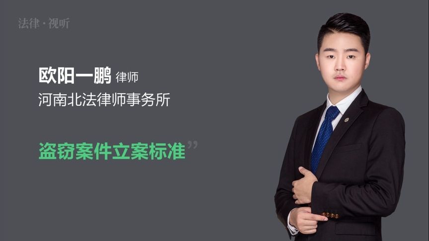 盗窃案件立案标准
