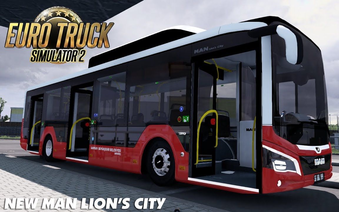 【YouTube】欧卡2客车mod_New Man Lion's City - ETS2 Mods 1.39