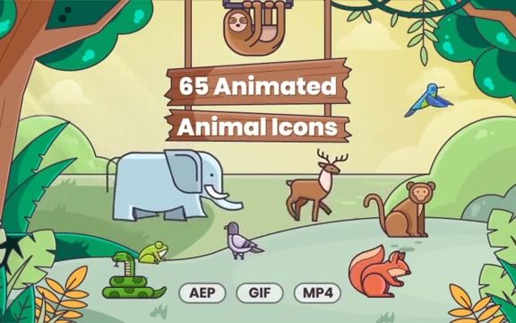 16968 动物动画图标