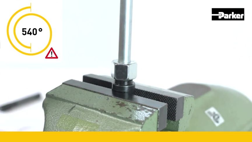 派克卡套接头教学 #卡套接头 #好工具 #不锈钢卡套接头 安全放心