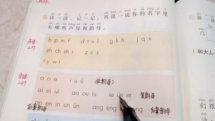 一年级拼音字母表:声母、韵母、整体认读音节读法,你会读吗?