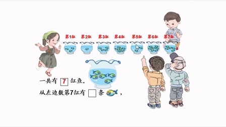 小学数学人教版一年级上册《6和7的认识数序》