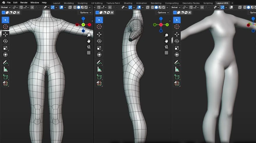 ender学习 | 简单易懂的角色建模——身体篇