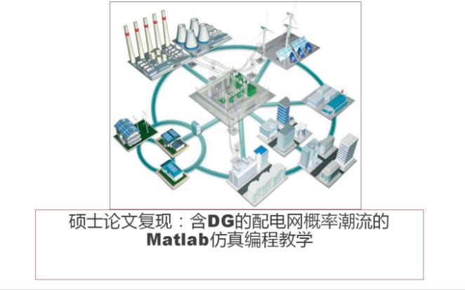 MATLAB编程:含DG的配电网概率潮流仿真编程实现