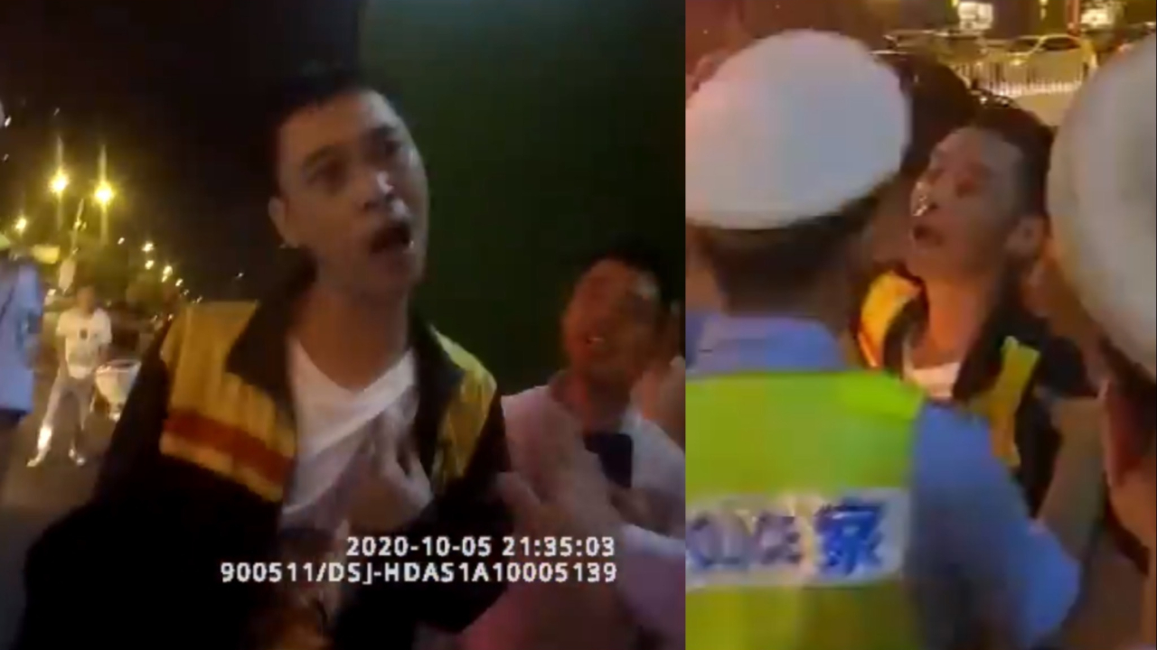 妨碍公务还当街辱骂执法人员?警方:行拘7天