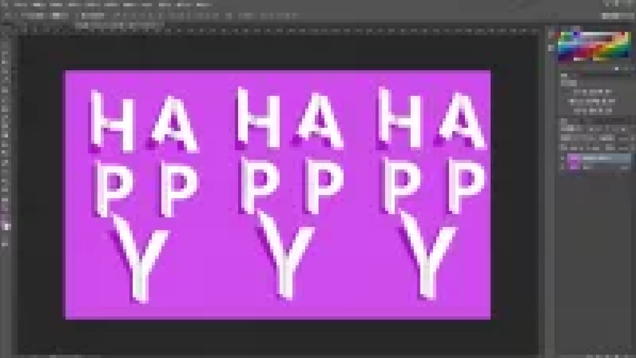 ps技巧photoshop制作折叠文字