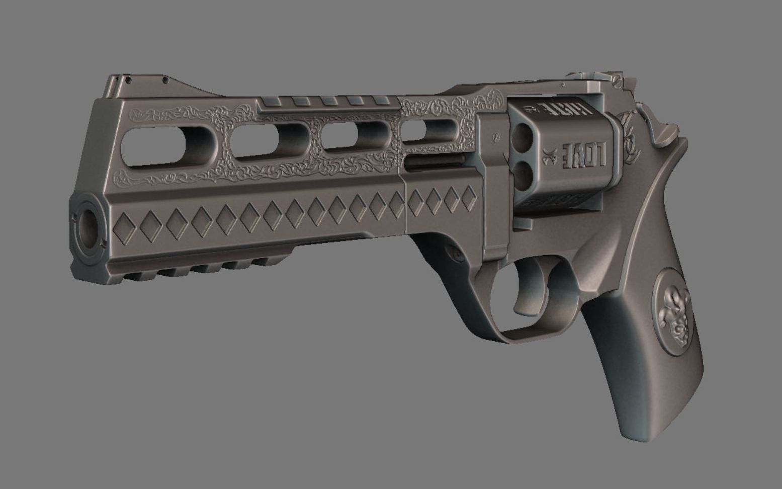 【maya建模】手枪硬表面枪械武器教程