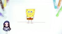 凯丽姐姐简笔画: 卡通人物系列 — 海绵宝宝