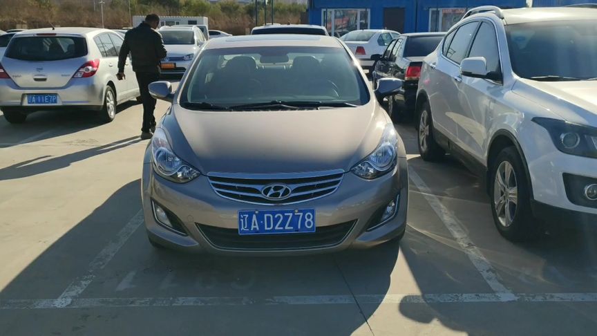 14款现代朗动1.6自动挡高配在二手车市场估值很低