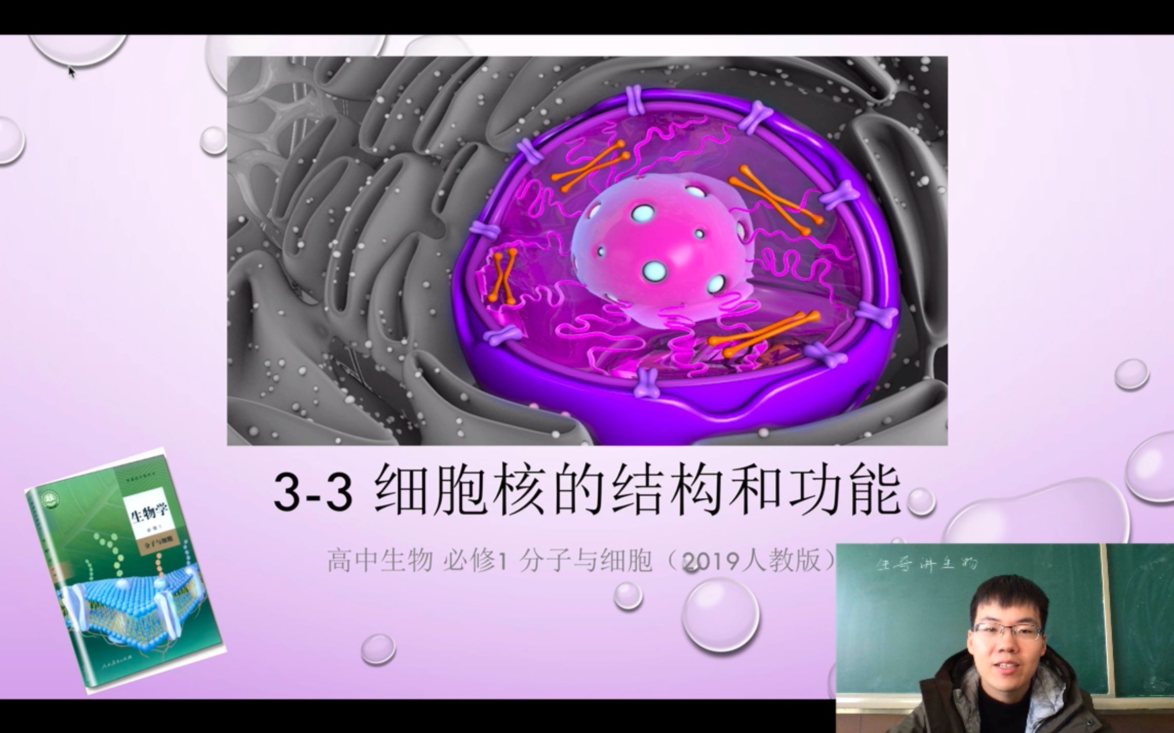 【生哥讲生物】必修1 3-3 细胞核的结构和功能——高中生物