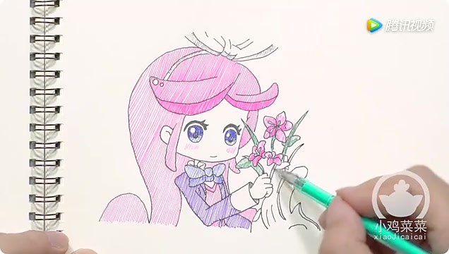 如何绘画小花仙中可爱的人物——千韩