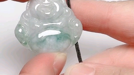 翡翠佛公吊坠绳子这样系!
