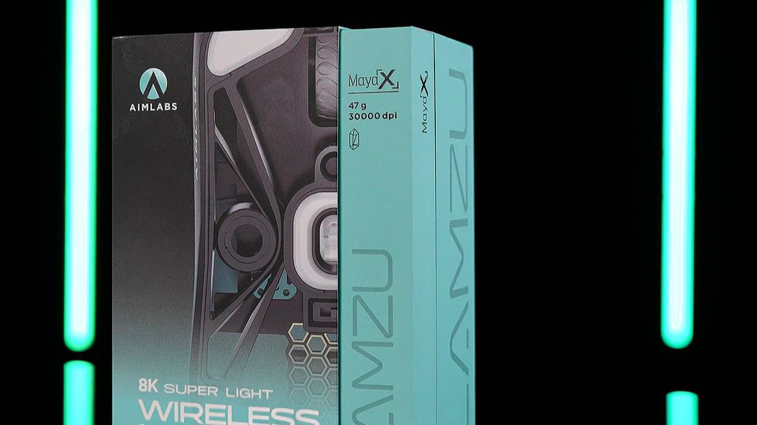 LAMZU 兰族 Maya X 电竞鼠标(AIMLABS 联名版)!8K 接收器支持 8Khz,...