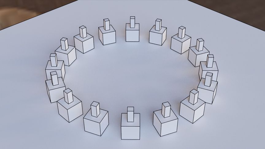 【小教程】blender的环形阵列要怎么做