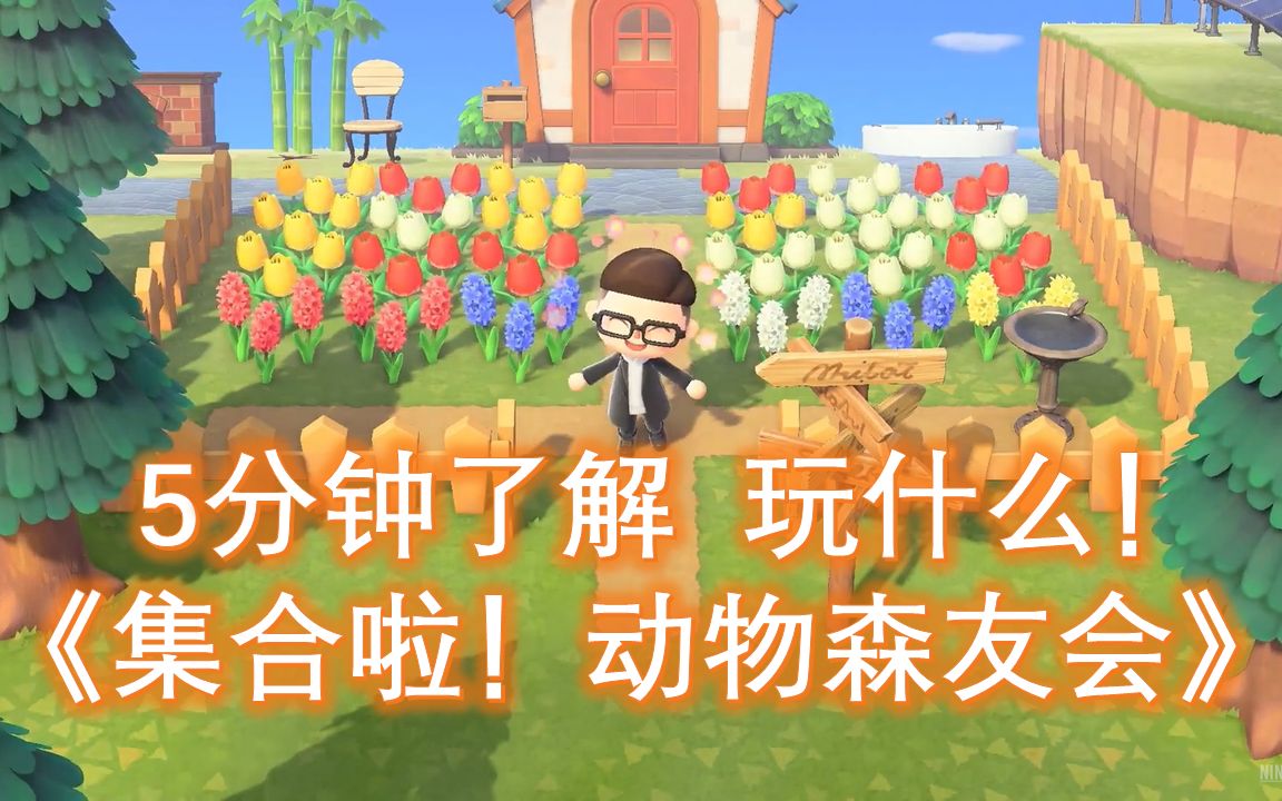 【Switch】动物之森全新试玩画面!5分钟了解《集合啦!动物森友会》玩...