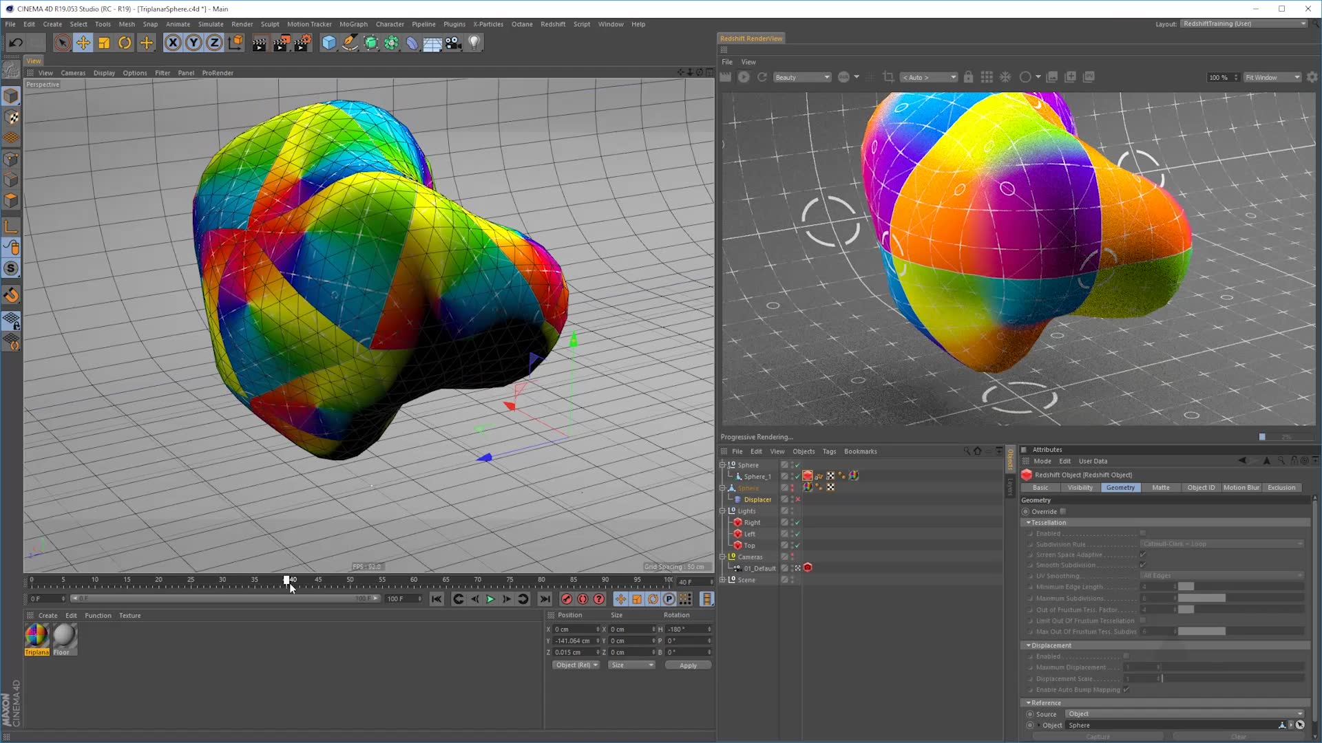 【C4D】第二部Redshift渲染器全面中高级进阶C4D教程(英语无字幕)