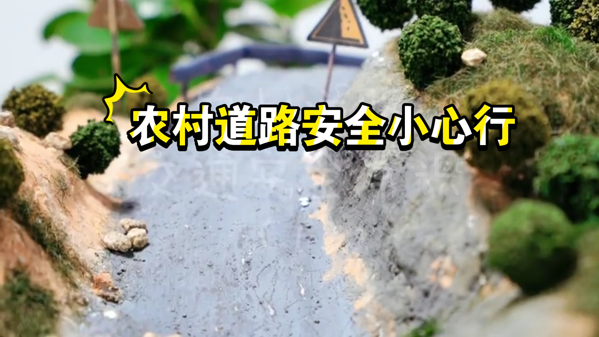 农村道路安全小心行