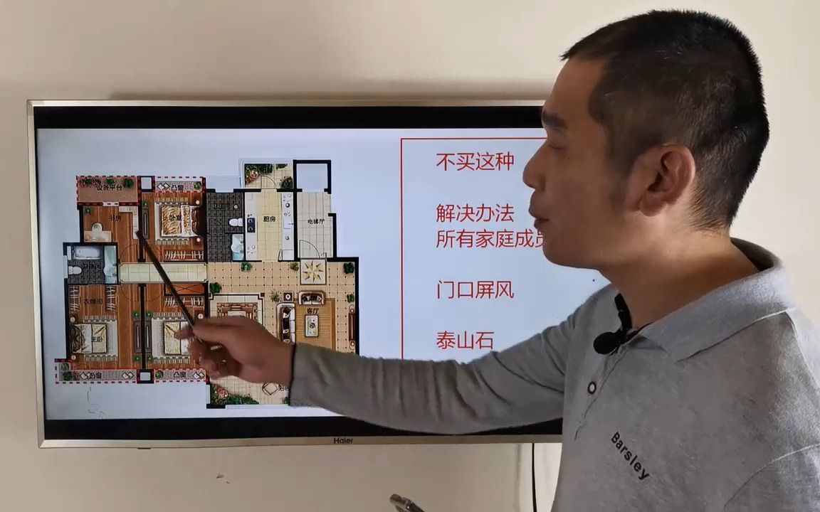 买房选户型 电梯对家门的户型解决办法 户型改造电梯对着入户门(庄天...