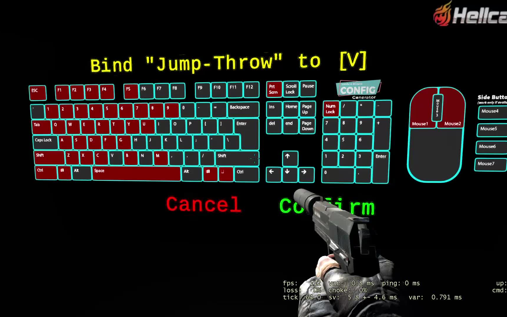 CSGO如何快速简单的绑定一键跳投