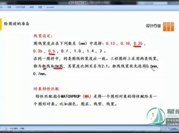 CAD教程——35.线宽设定原则