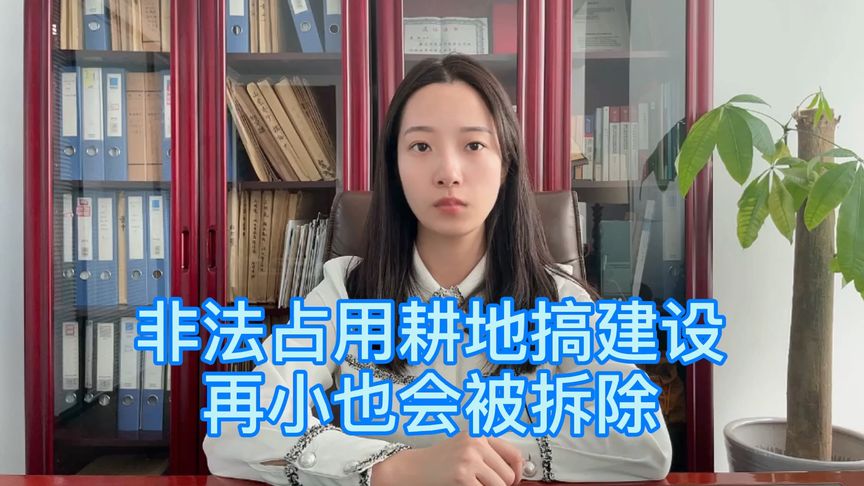 保护耕地,非法建设会被拆掉没有赔偿!