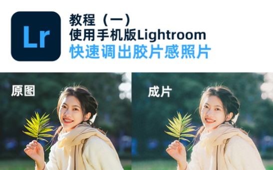手机版Lr教程 | 学会这一招!小白也能用手机调出胶片感照片(一)