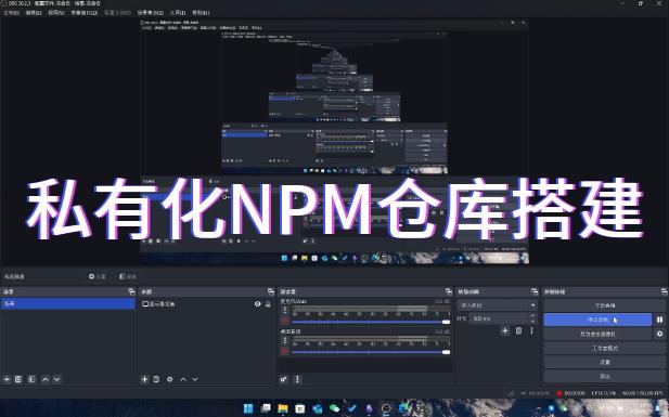 私有化NPM仓库搭建