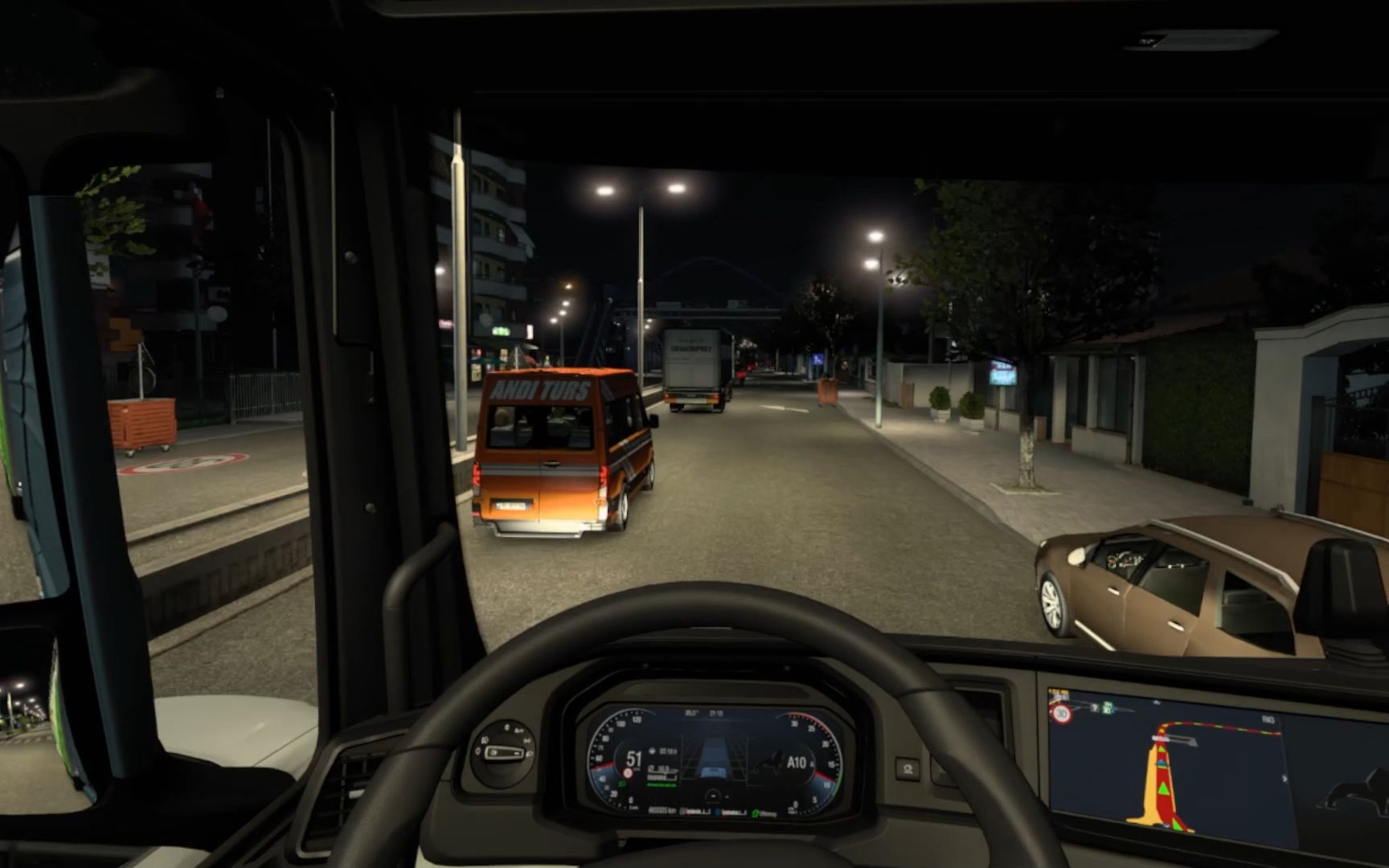 【VR欧卡2】开车东张西望追尾!还好只是游戏