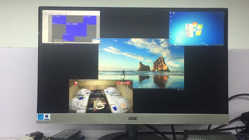 TH-FH41工程级高清画面分割器,支持叠加、漫游、画中画、画外画