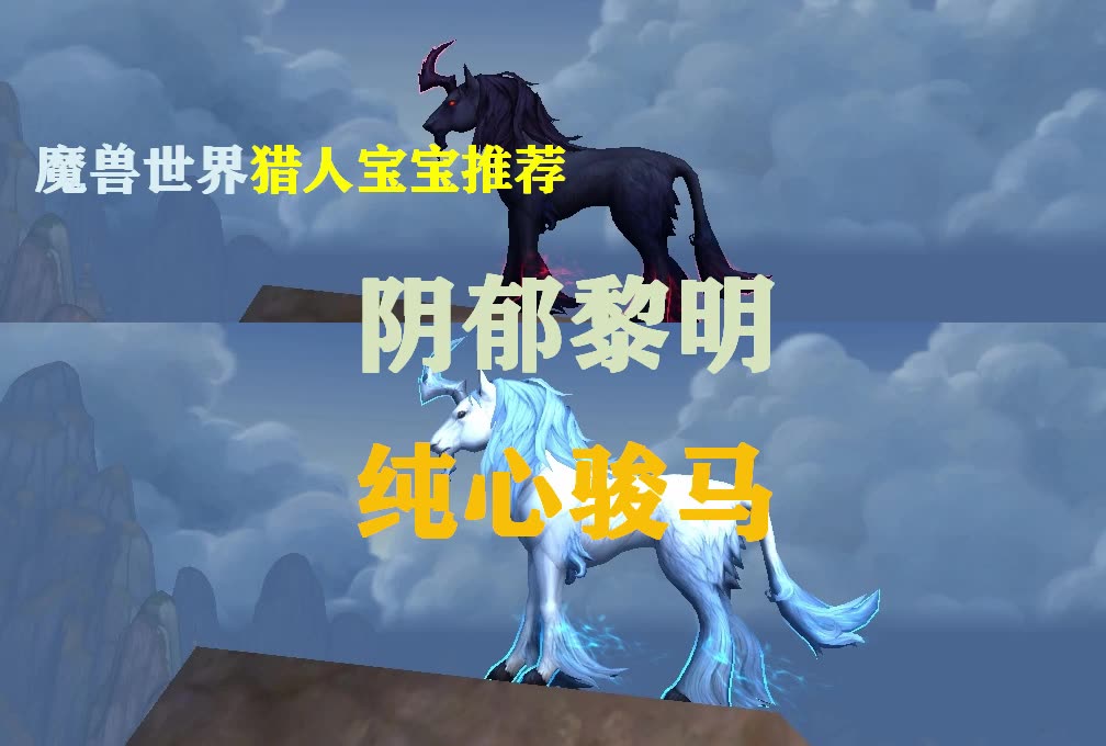 【魔兽世界】【奈良之鹿】猎人宝宝阴郁黎明及纯心骏马