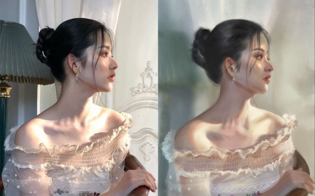 【六幺】色彩光感的小姐姐要怎么画