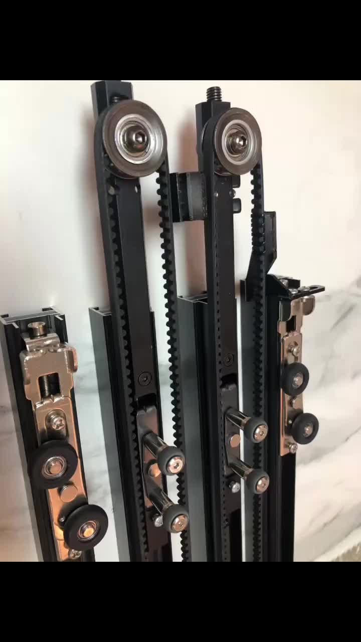 [帝弘]地轨快装四联动移门,极窄,轻奢,移门厂,推拉门,极窄移门,实体厂家...