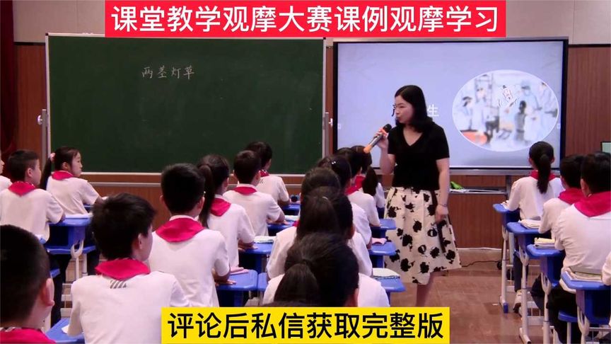 《人物描写一组两茎灯草》名师课堂教学实录优质课公开课教学设计