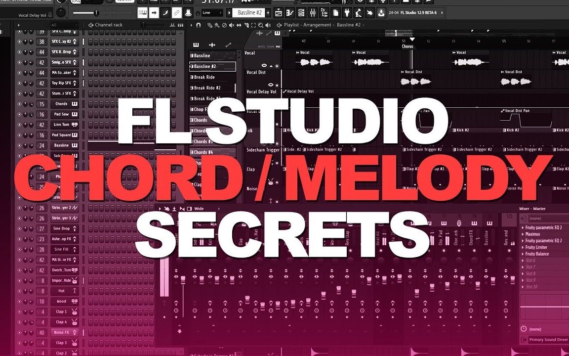 如何在FL STUDIO里写好旋律与和弦?